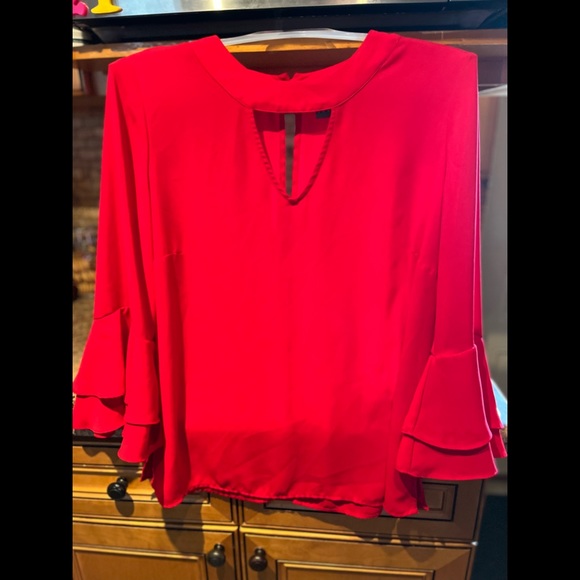 Soho | Tops | Soho Red Blouse | Poshmark